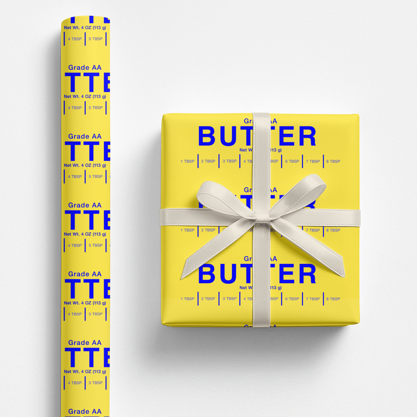 Butter Wrapping Paper 🧈 | Cute Butter Gift Wrap for Presents ...