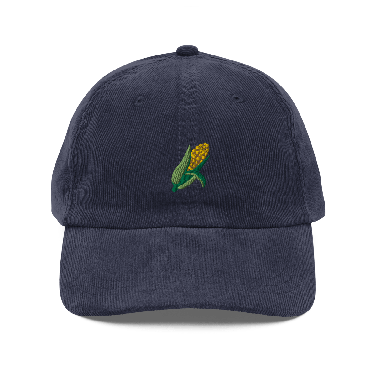 Corn 🌽 Embroidered Corduroy Hat