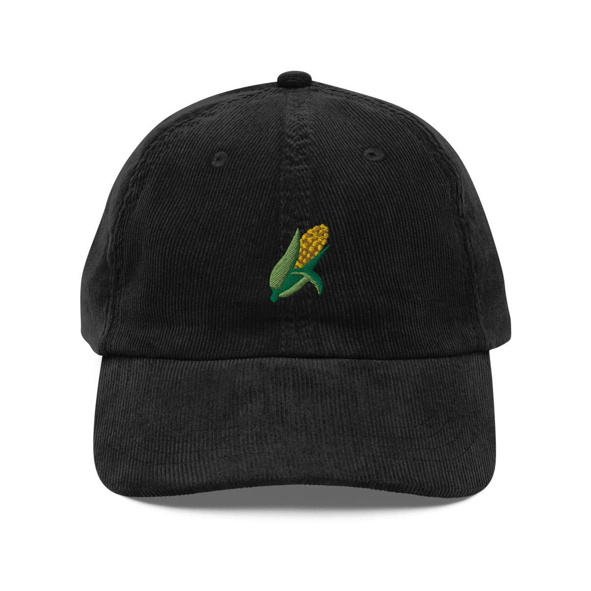 Corn 🌽 Embroidered Corduroy Hat – Polychrome Goods