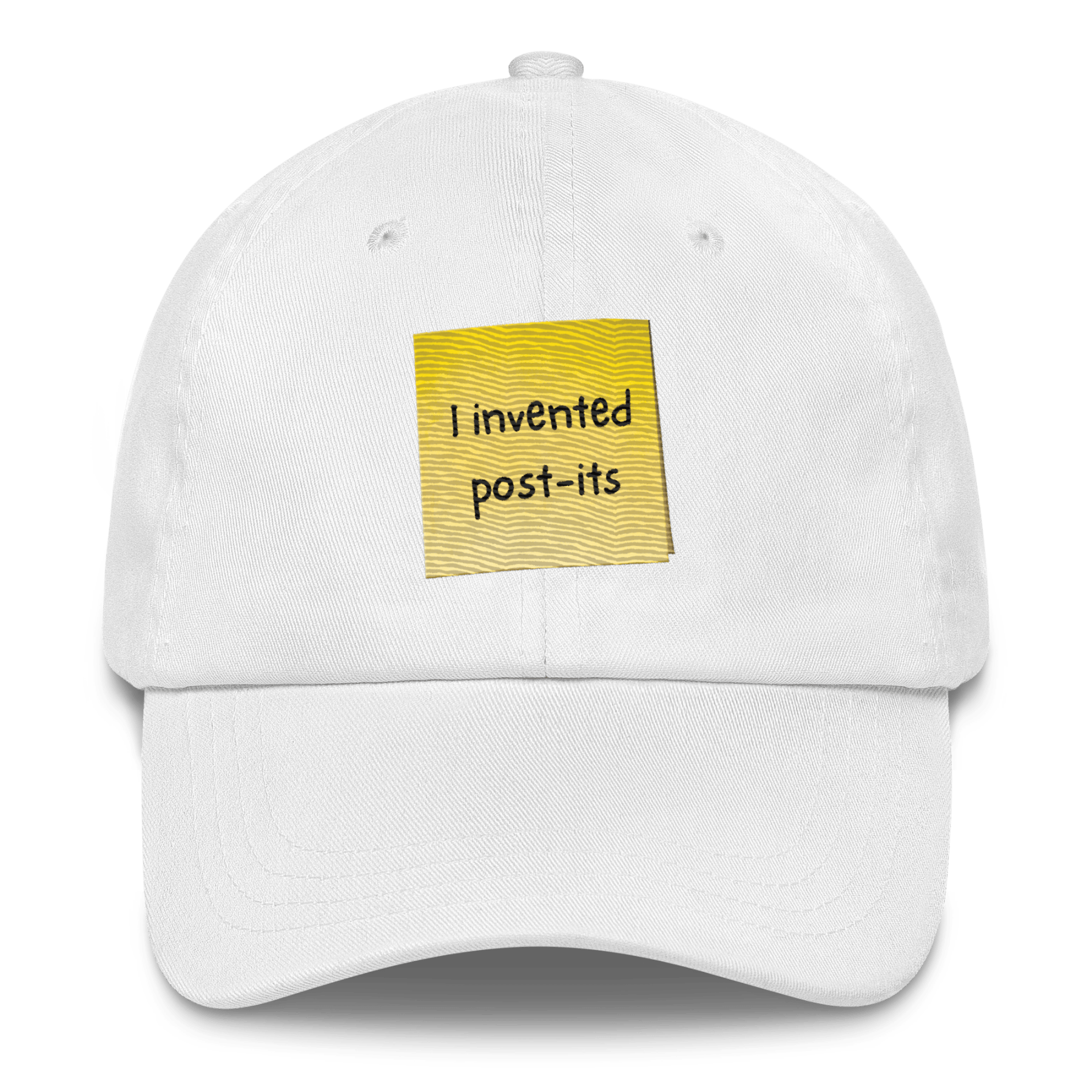I invented post-its Embroidered Hat – Polychrome Goods