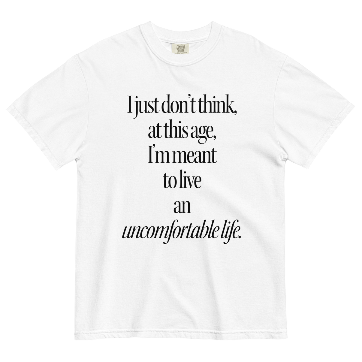White Lotus "Uncomfortable Life" Quote T-Shirt | Parker Posey ...
