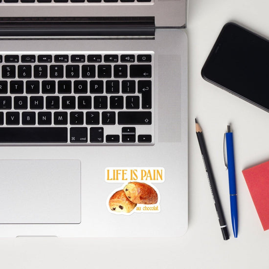 Life is Pain (au chocolat) Sticker – Polychrome Goods