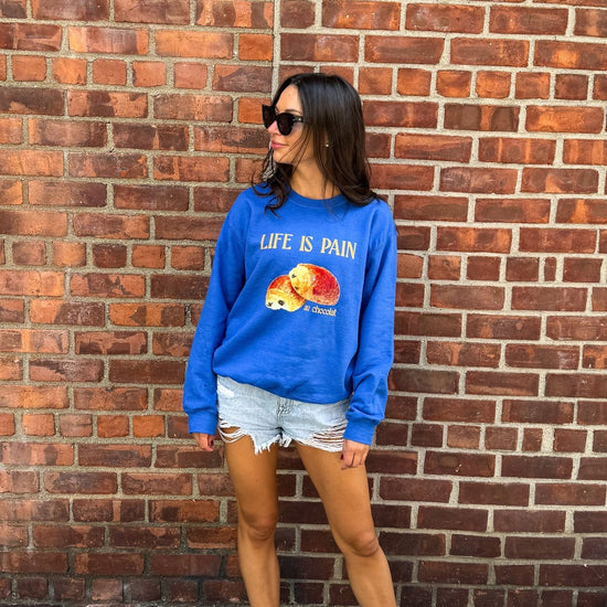 Life is Pain (au chocolat) Sweatshirt 🥐🍫 | Polychrome Goods