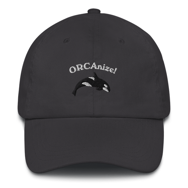 ORCAnize! Orca Embroidered Dad Hat – Polychrome Goods