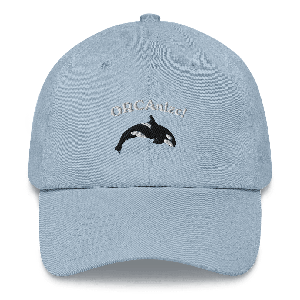 ORCAnize! Orca Embroidered Dad Hat – Polychrome Goods