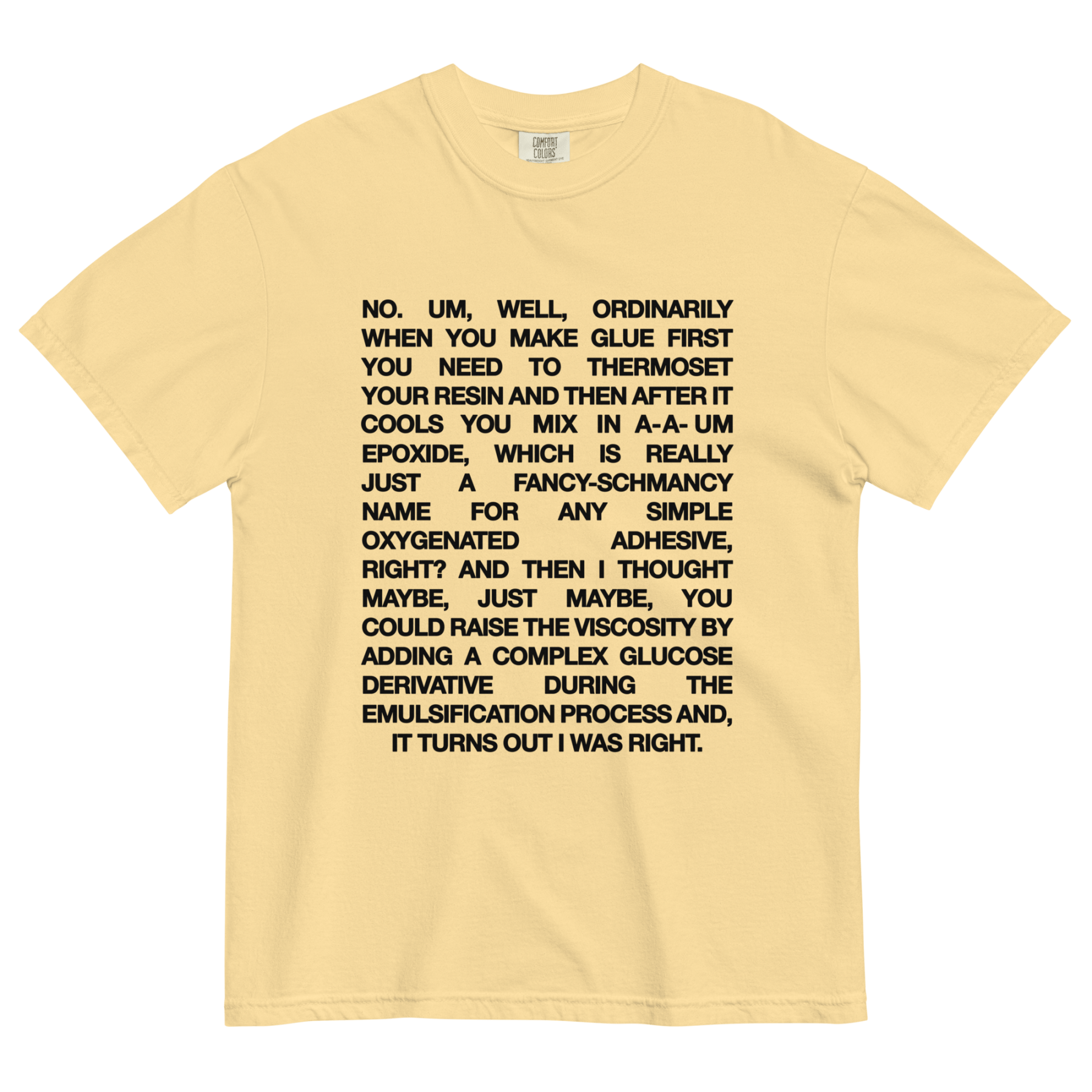 Romy & Michele Invented Post-its Recipe T-Shirt – Polychrome Goods