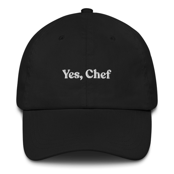 Yes, Chef Hat – Embroidered Kitchen & Culinary Cap | The Bear – Polychrome Goods